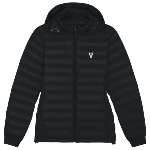 *EXPLORER BLACK WOMEN PADDED JACKET – ROADMAN